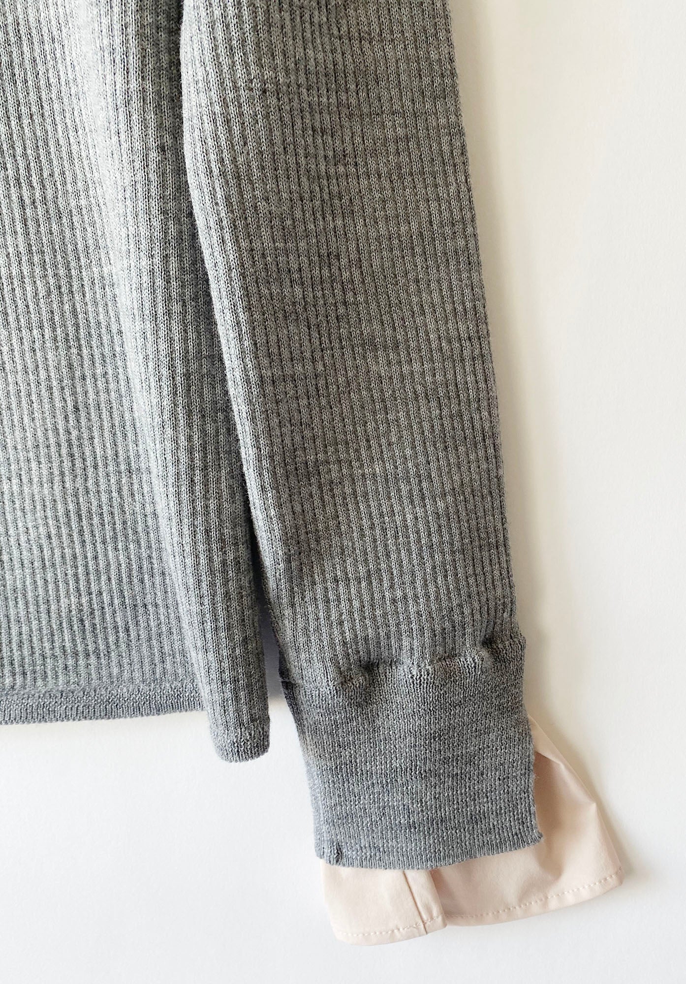 Ribbed knit top – Harikae